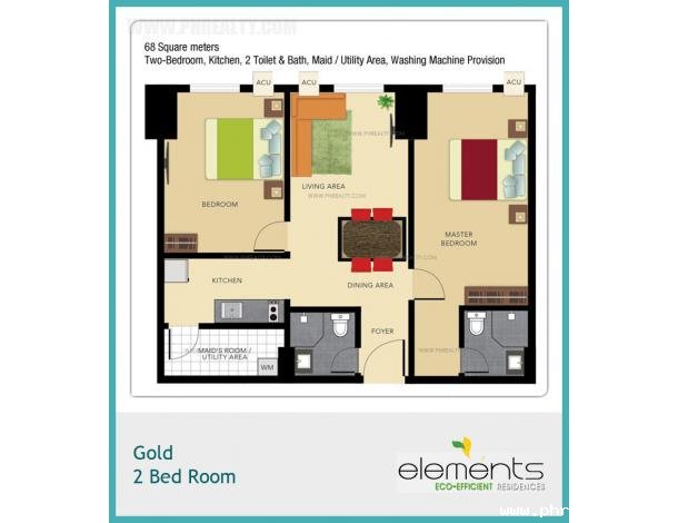 5,253,671 - 2BHK at Elements Residences, Condo For Sale In Pasig, Metro ...