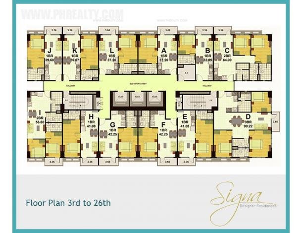 13,366,765 - 2BHK at Signa Designer Residences Tower One, Condo For ...
