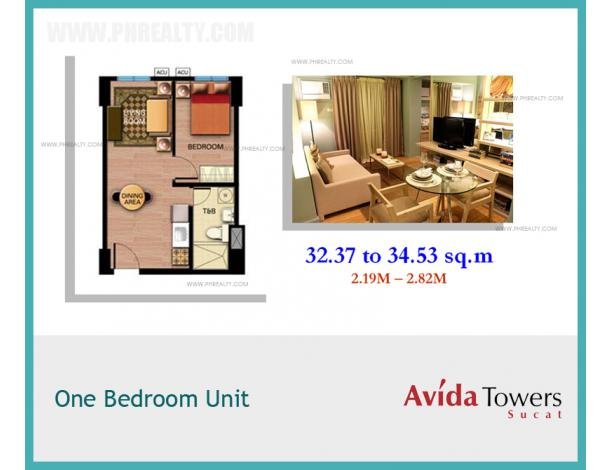 1,806,100 - Studio Units at Avida Towers Sucat, Condo For Sale In ...