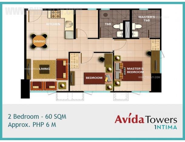 5,763,520 - 2 BHK at Avida Towers Intima, Condo For Sale In Manila ...