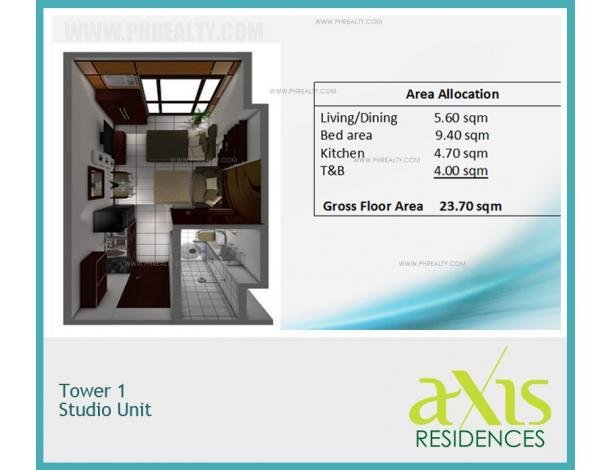 2,153,000 - Studio Units at Axis Residences, Condo For Sale In ...