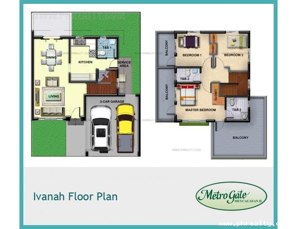 4,626,000 - Metrogate Meycauayan II - Ivanah House Model, House & Lot ...