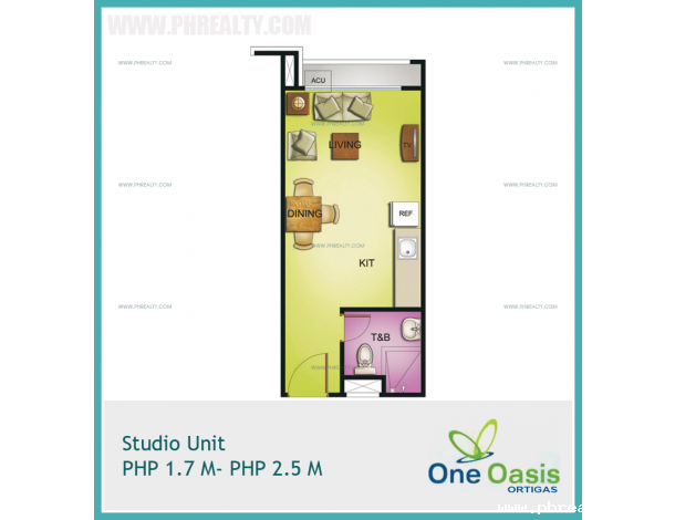 Studio Units at One Oasis