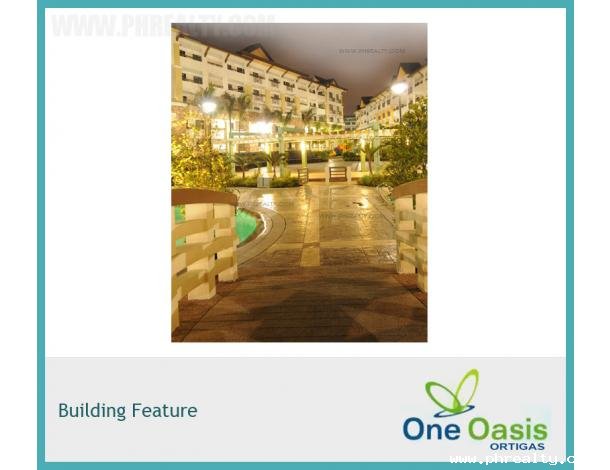 2,397,400 - 1 BHK at One Oasis, Condo For Sale In Pasig, Metro Manila.