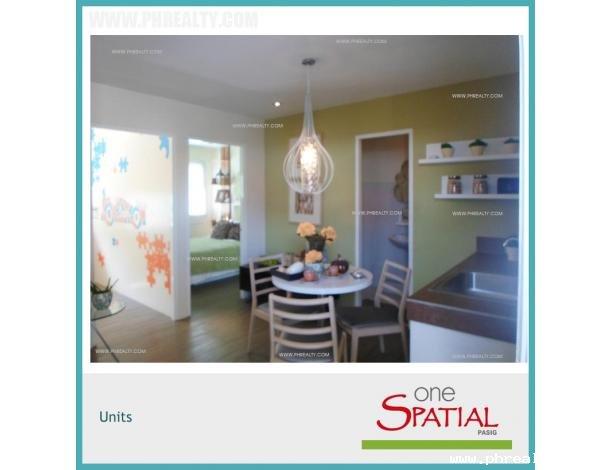 2,142,400 - 2 BHK at One Spatial, Condo For Sale In Pasig, Metro Manila.